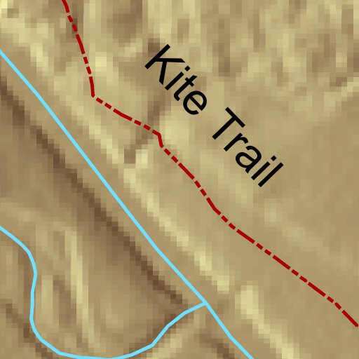 Kite Trail Map by U.S. Fish & Wildlife Service - Wichita Mountains ...