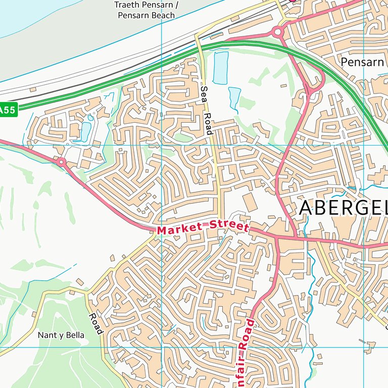 Conwy - Conwy (SH97) Map by UK Topographic Maps | Avenza Maps