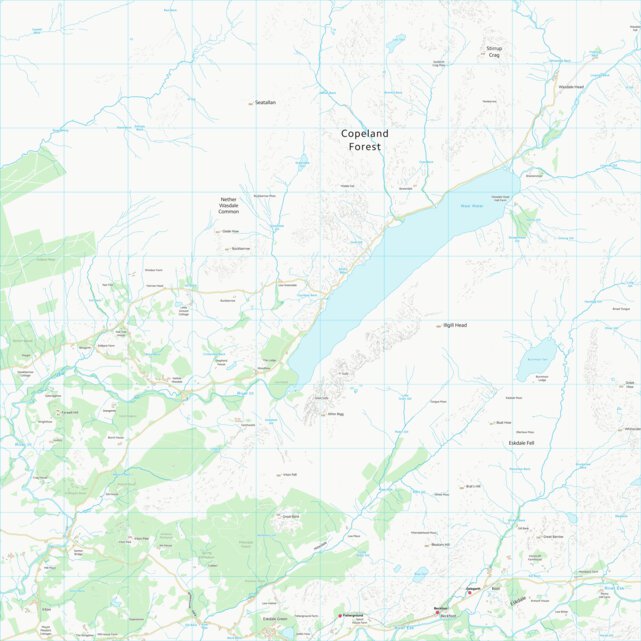Copeland District (B) (NY10) Map by UK Topographic Maps | Avenza Maps