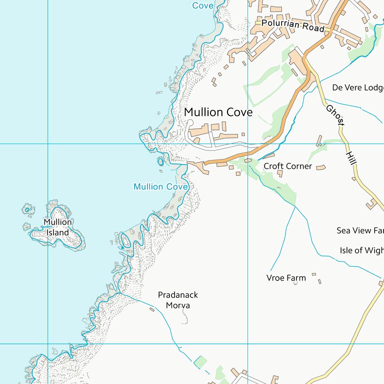 Cornwall (SW61) Map by UK Topographic Maps | Avenza Maps
