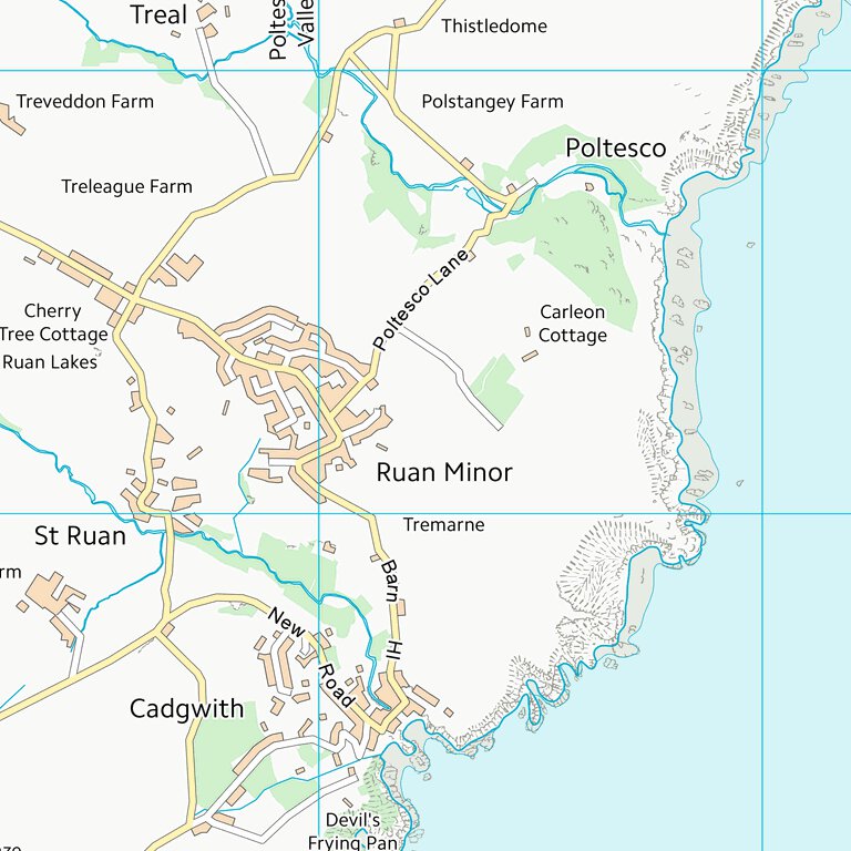 Cornwall (SW71) Map by UK Topographic Maps | Avenza Maps
