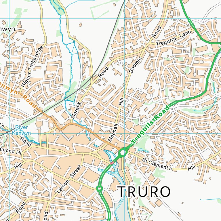 Cornwall (SW84) Map by UK Topographic Maps | Avenza Maps