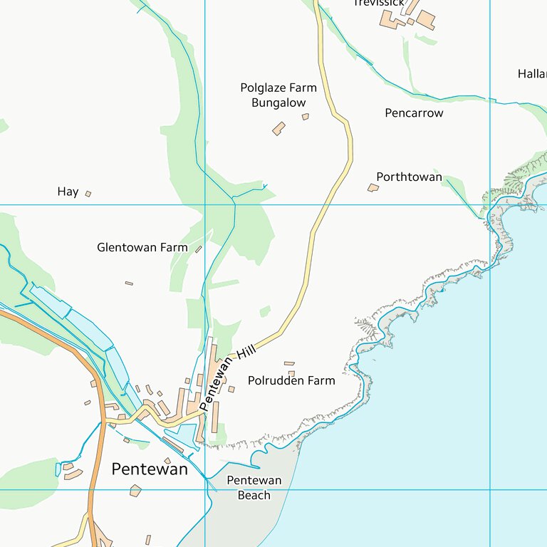 Cornwall (SX04) Map by UK Topographic Maps | Avenza Maps