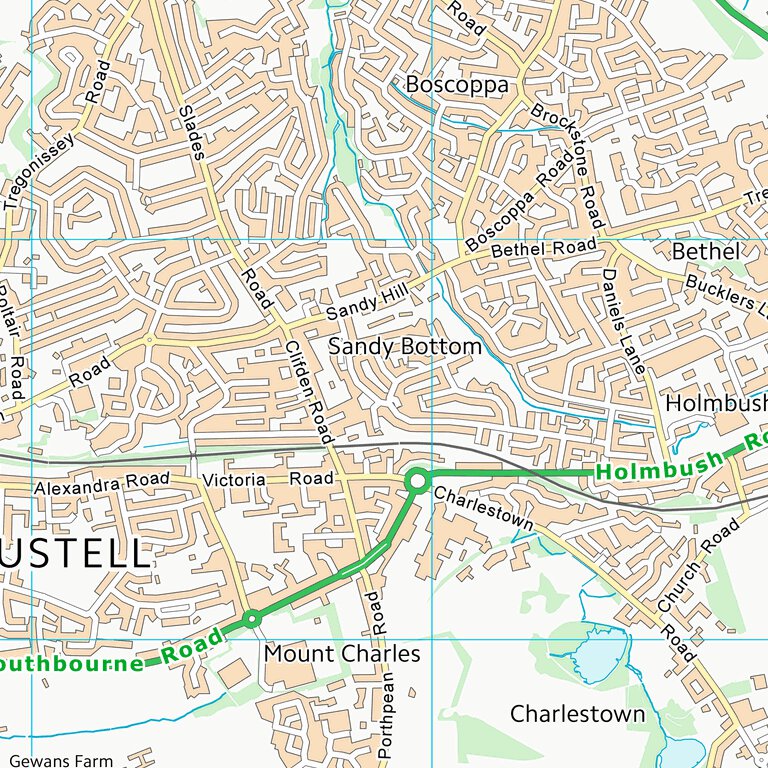 Cornwall (SX05) Map by UK Topographic Maps | Avenza Maps