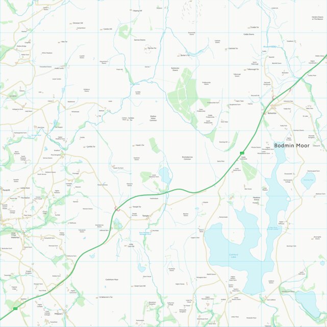 Cornwall (SX17) Map by UK Topographic Maps | Avenza Maps