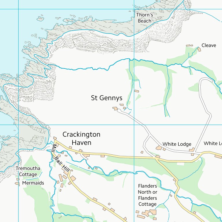 Cornwall (SX19) Map by UK Topographic Maps | Avenza Maps