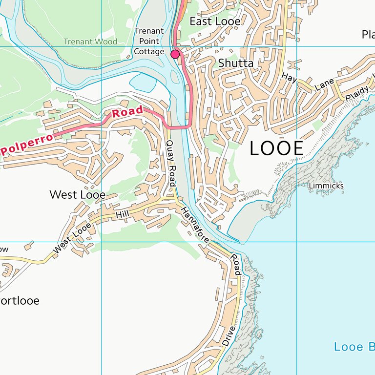 Cornwall (SX25) Map by UK Topographic Maps | Avenza Maps