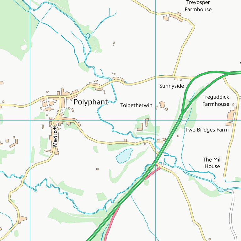 Cornwall (SX28) Map by UK Topographic Maps | Avenza Maps