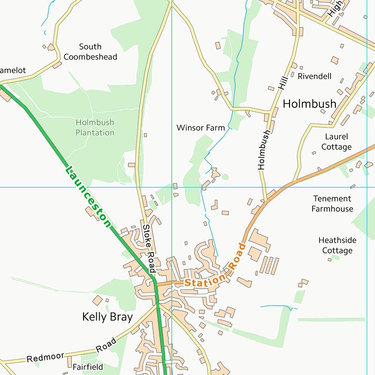 Cornwall (SX37) Map by UK Topographic Maps | Avenza Maps