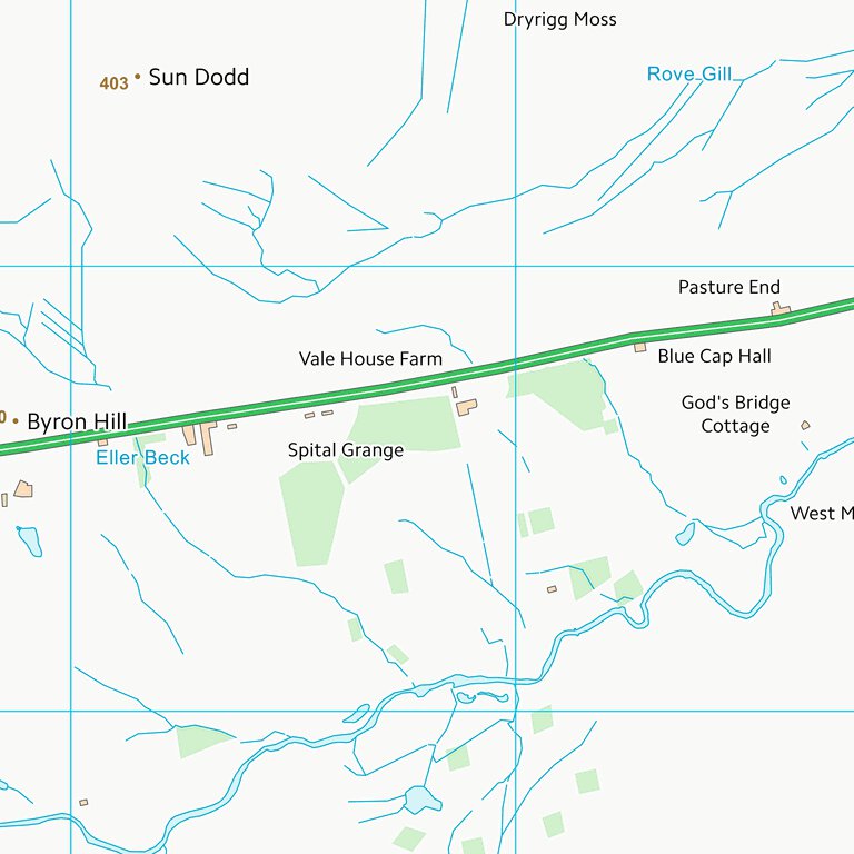 County Durham (NY91) Map by UK Topographic Maps | Avenza Maps