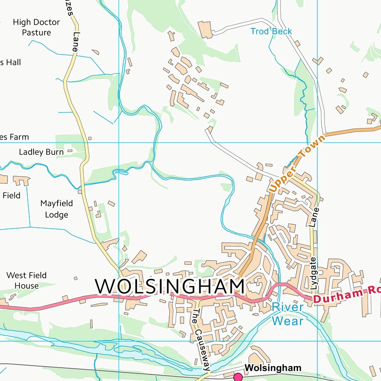 County Durham (NZ03) Map by UK Topographic Maps | Avenza Maps