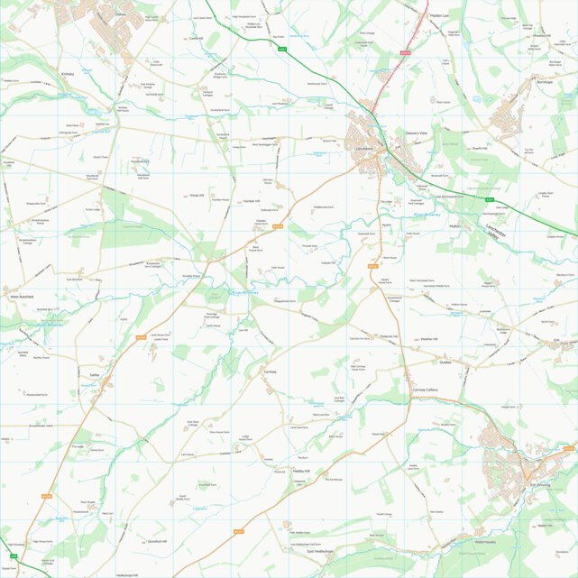 County Durham (NZ14) Map by UK Topographic Maps | Avenza Maps