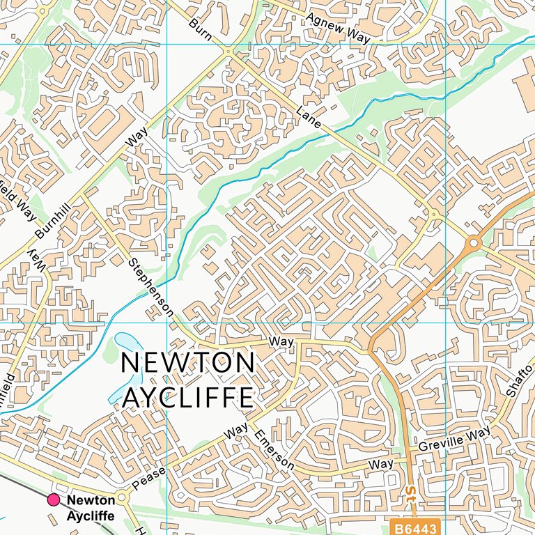County Durham (NZ22) Map by UK Topographic Maps | Avenza Maps