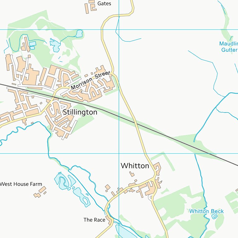 County Durham (NZ32) Map by UK Topographic Maps | Avenza Maps