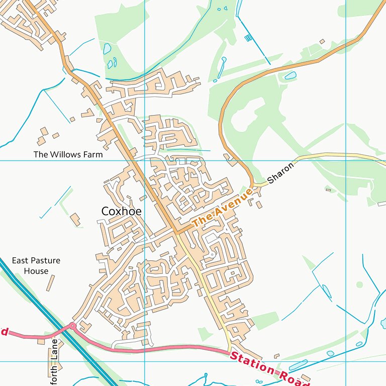 County Durham (NZ33) Map by UK Topographic Maps | Avenza Maps