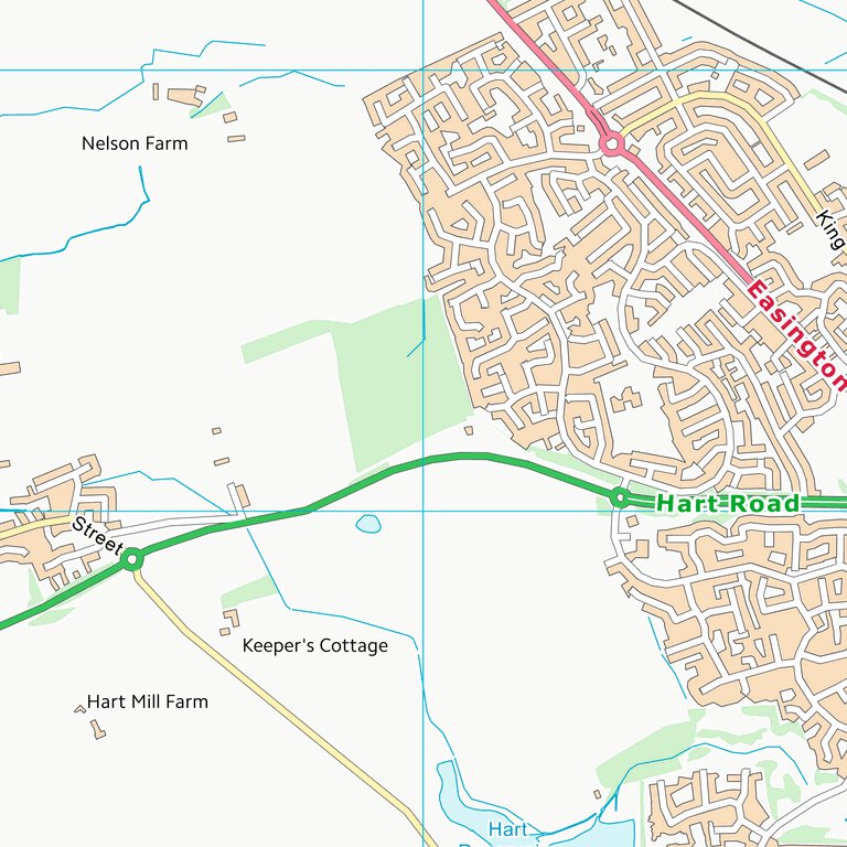 County Durham (NZ43) Map by UK Topographic Maps | Avenza Maps