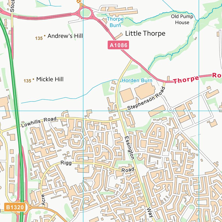 County Durham (NZ44) Map by UK Topographic Maps | Avenza Maps
