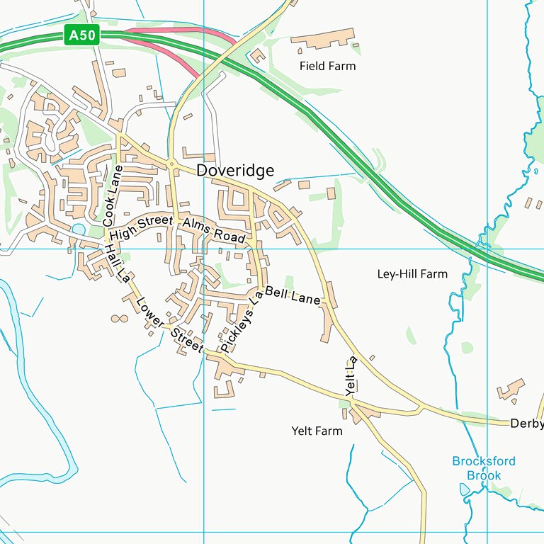 Derbyshire Dales District (SK13) Map by UK Topographic Maps | Avenza Maps