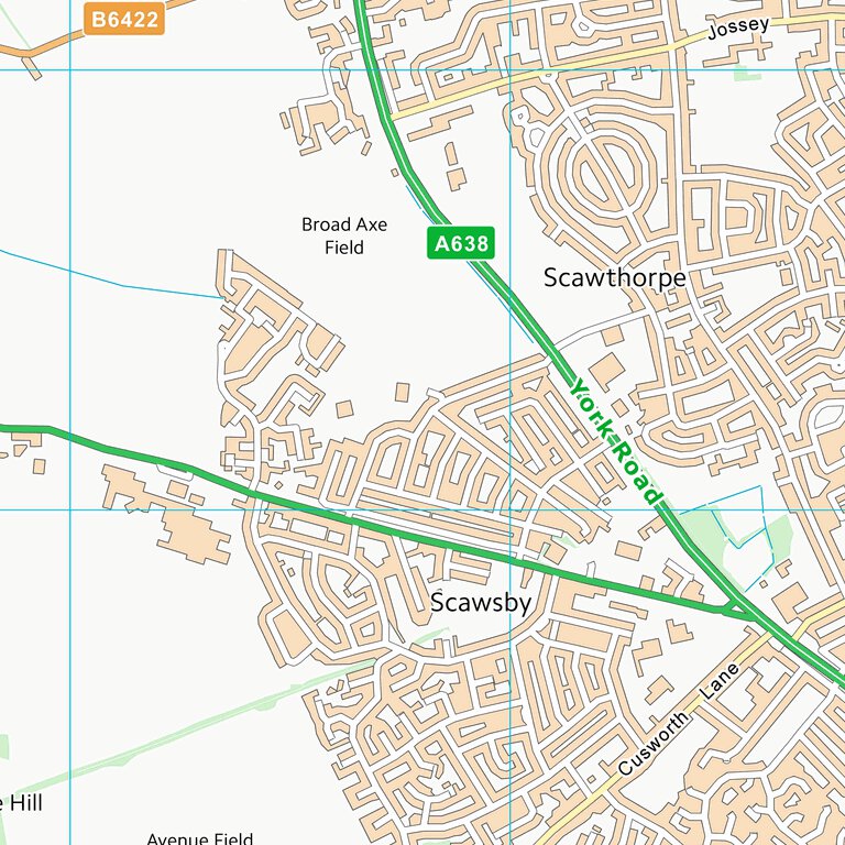 Doncaster District (B) (SE50) Map by UK Topographic Maps | Avenza Maps