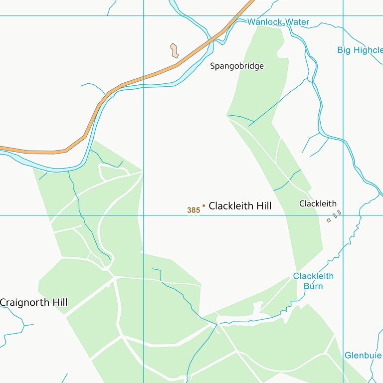 Dumfries and Galloway (NS81) Map by UK Topographic Maps | Avenza Maps
