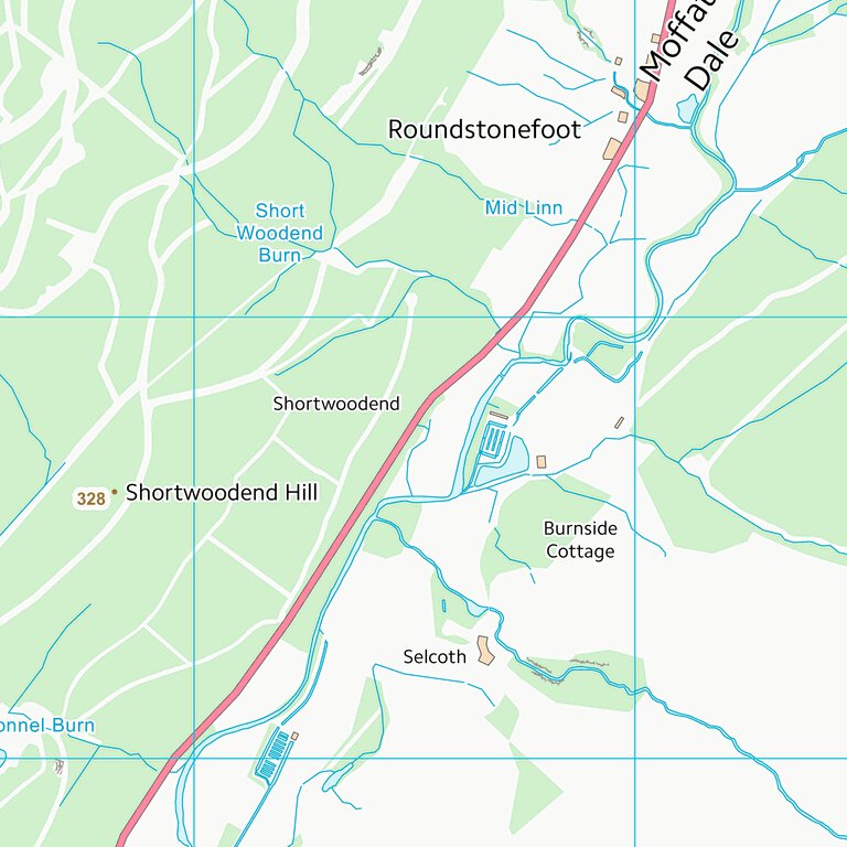 Dumfries and Galloway (NT10) Map by UK Topographic Maps | Avenza Maps