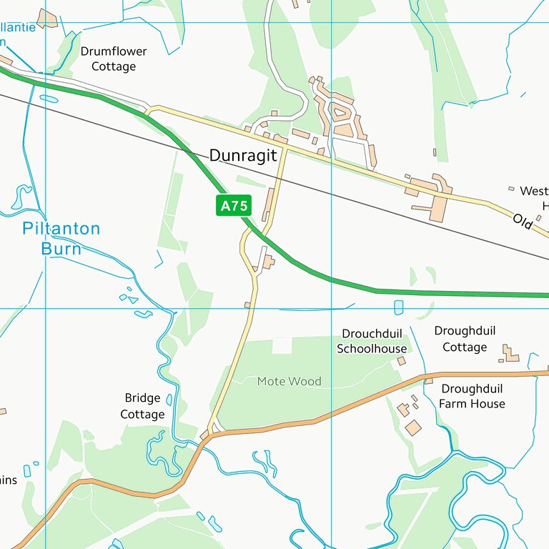Dumfries and Galloway (NX15) Map by UK Topographic Maps | Avenza Maps