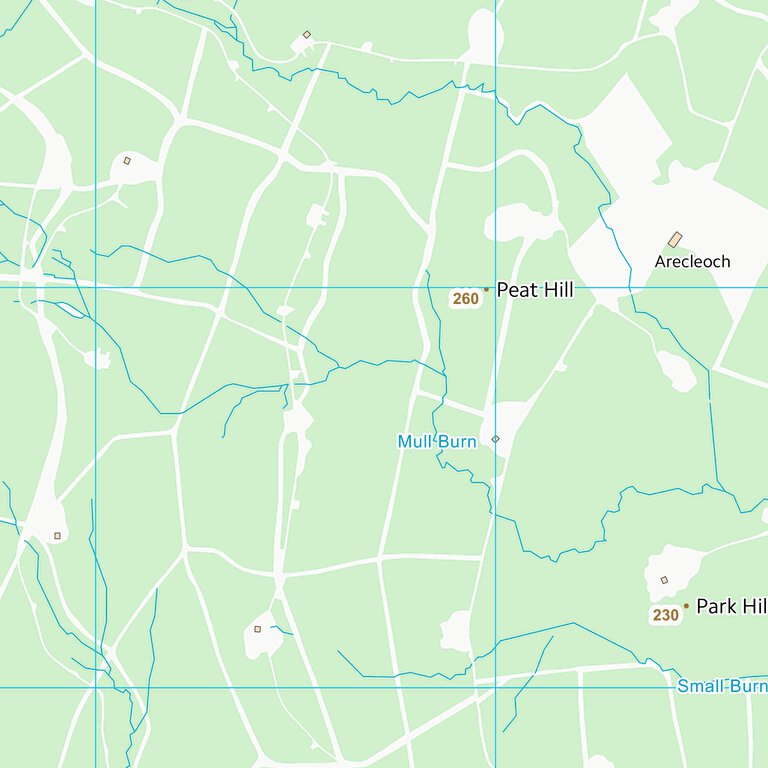 Dumfries and Galloway (NX17) Map by UK Topographic Maps | Avenza Maps
