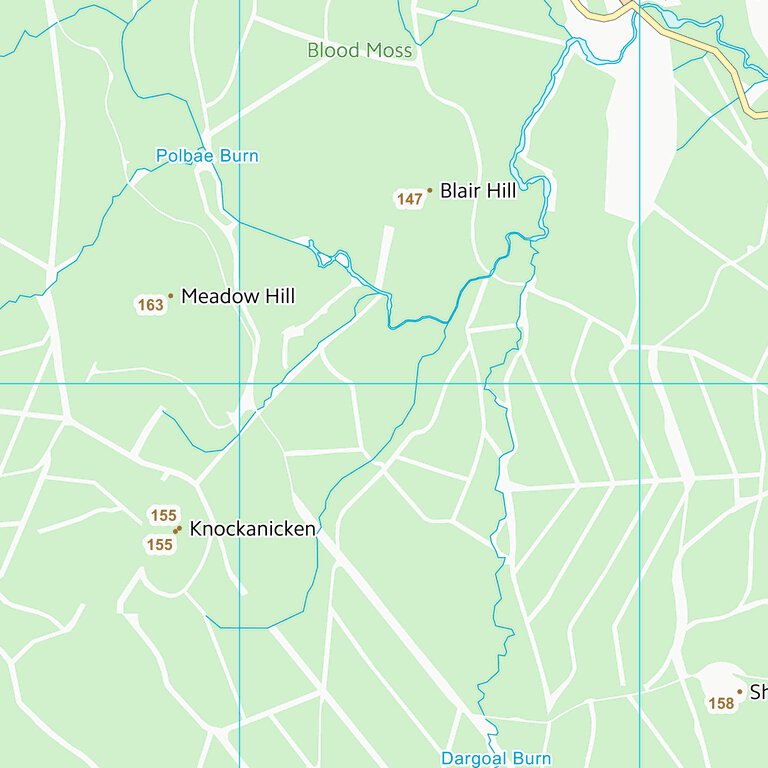 Dumfries and Galloway (NX27) Map by UK Topographic Maps | Avenza Maps