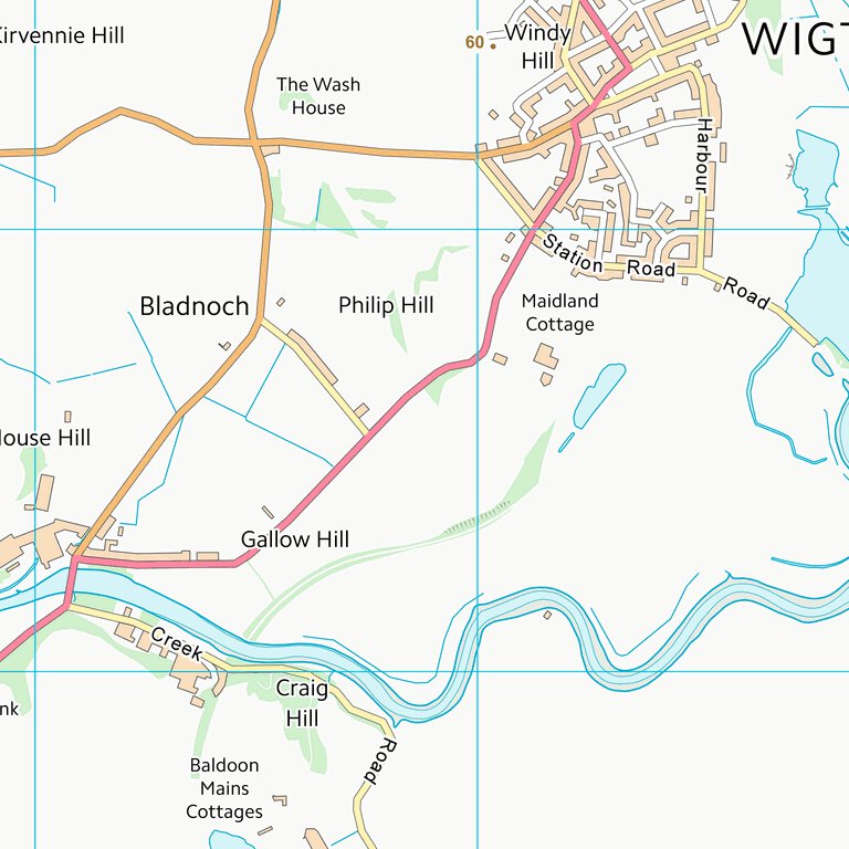 Dumfries and Galloway (NX45) Map by UK Topographic Maps | Avenza Maps