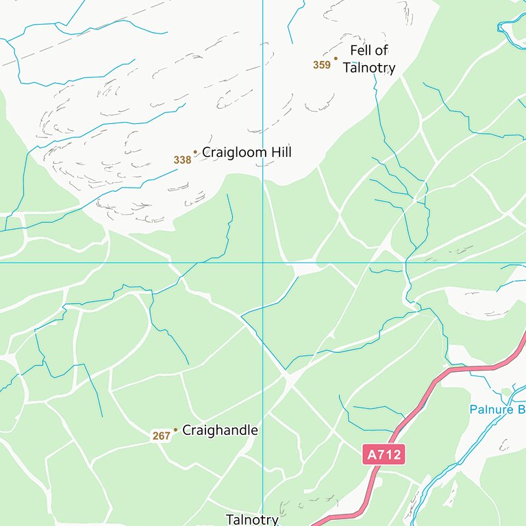 Dumfries and Galloway (NX47) Map by UK Topographic Maps | Avenza Maps