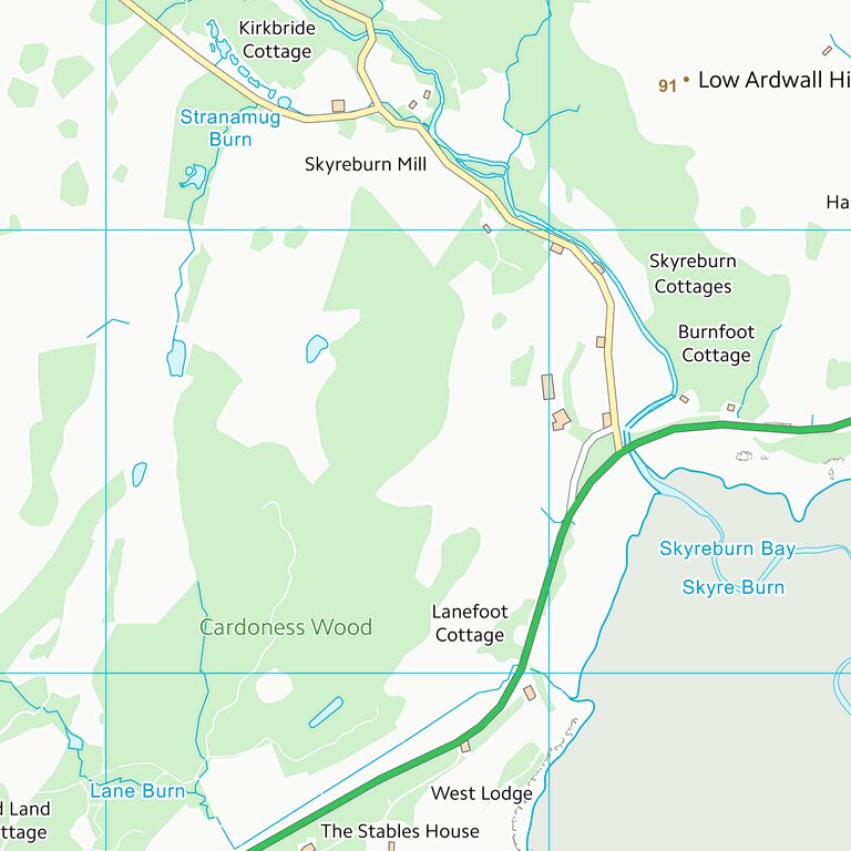 Dumfries and Galloway (NX55) Map by UK Topographic Maps | Avenza Maps