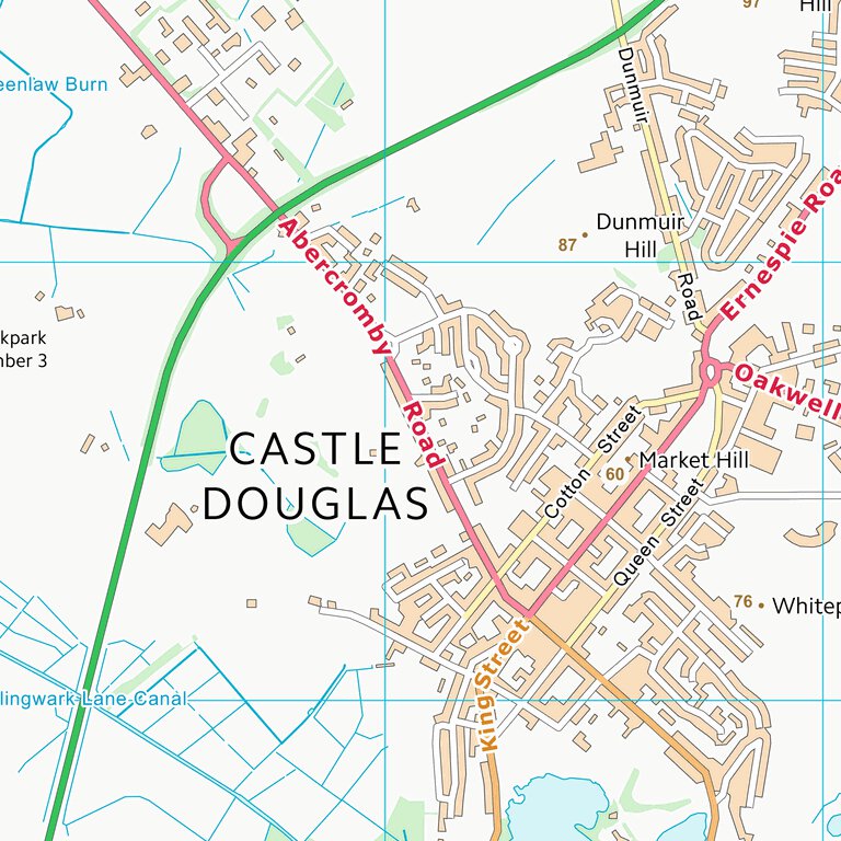 Dumfries and Galloway (NX76) Map by UK Topographic Maps | Avenza Maps