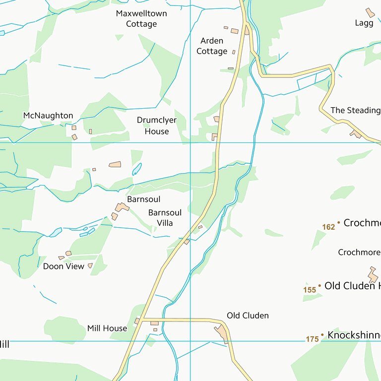 Dumfries and Galloway (NX87) Map by UK Topographic Maps | Avenza Maps