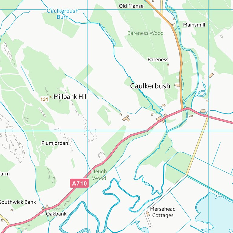 Dumfries and Galloway (NX95) Map by UK Topographic Maps | Avenza Maps