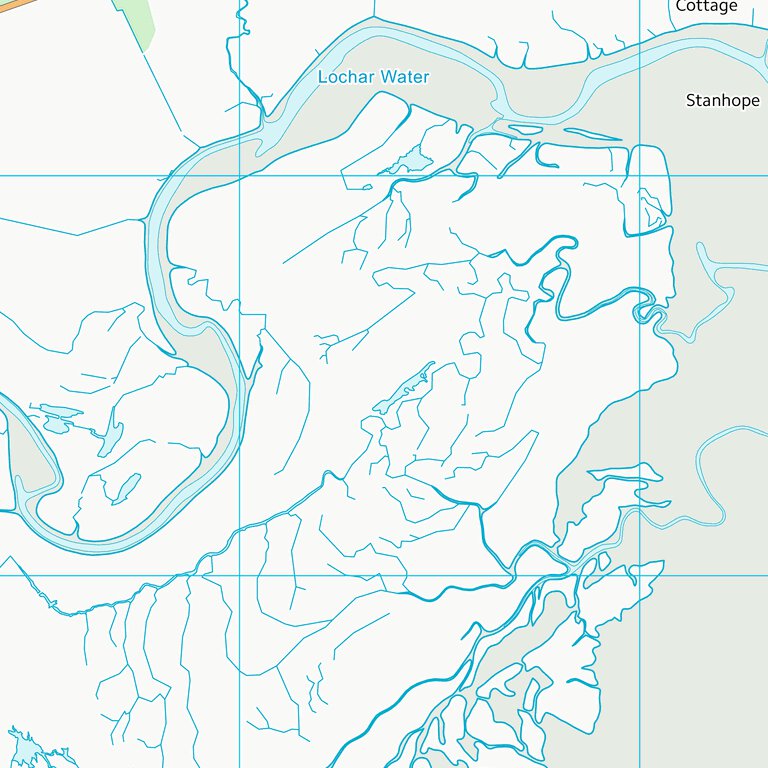 Dumfries and Galloway (NY06) Map by UK Topographic Maps | Avenza Maps