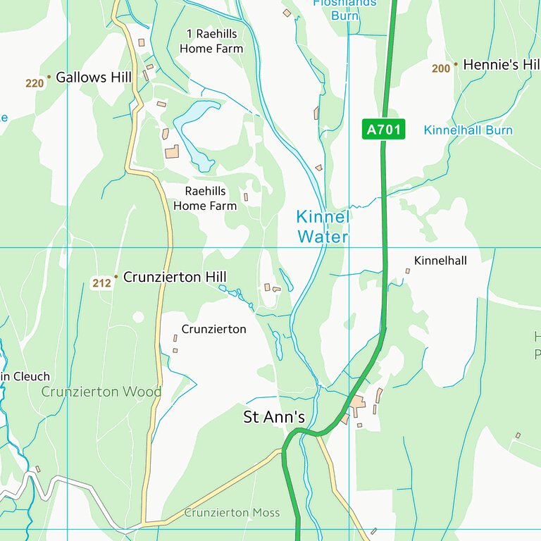Dumfries and Galloway (NY09) Map by UK Topographic Maps | Avenza Maps