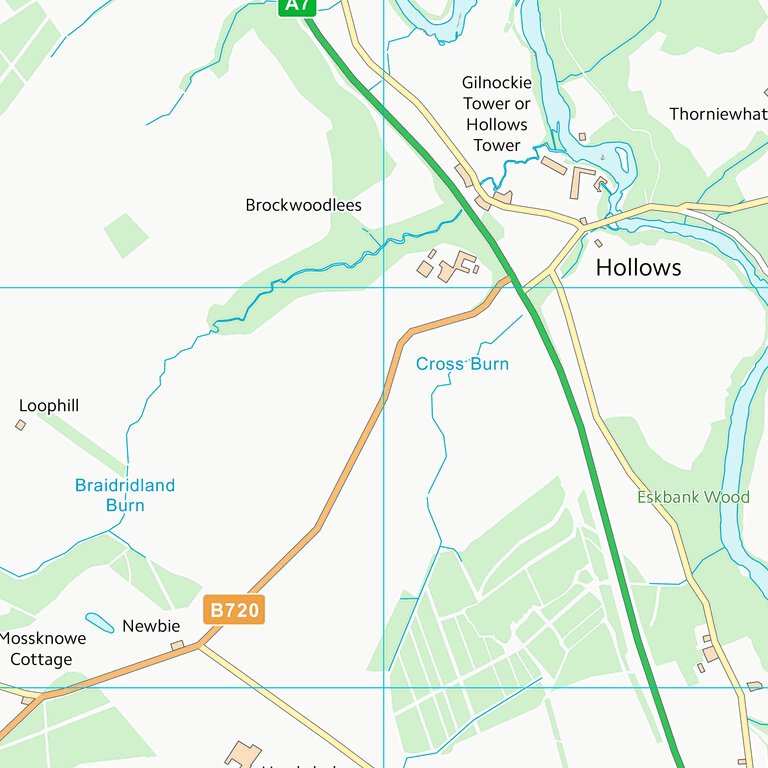 Dumfries and Galloway (NY37) Map by UK Topographic Maps | Avenza Maps