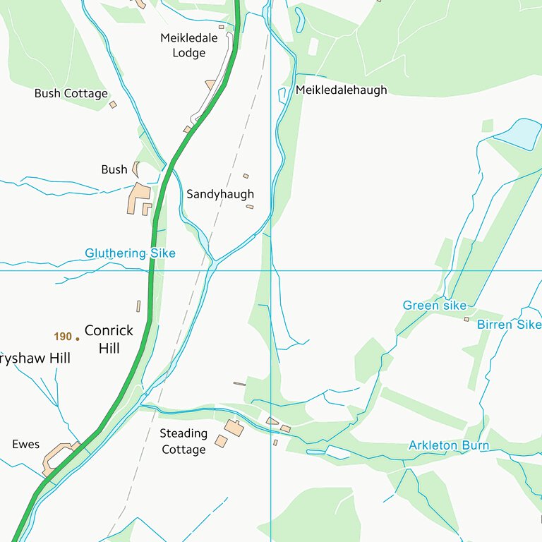 Dumfries and Galloway (NY39) Map by UK Topographic Maps | Avenza Maps