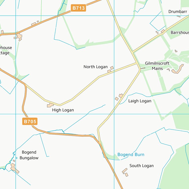 East Ayrshire (NS52) Map by UK Topographic Maps | Avenza Maps