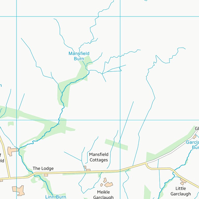 East Ayrshire (NS61) Map by UK Topographic Maps | Avenza Maps