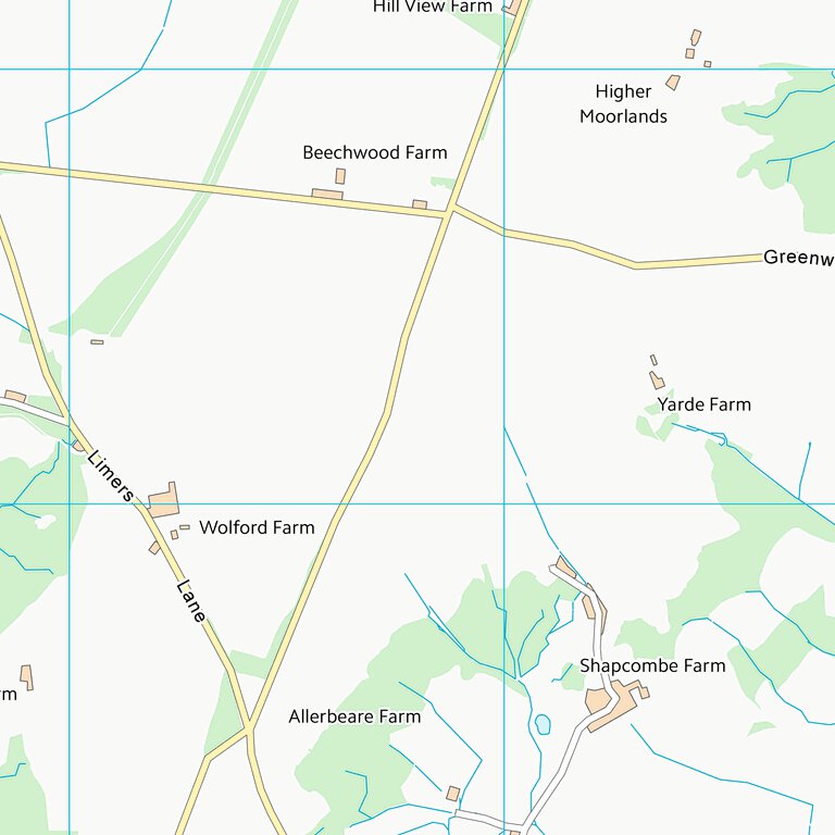 East Devon District (ST10) Map by UK Topographic Maps | Avenza Maps