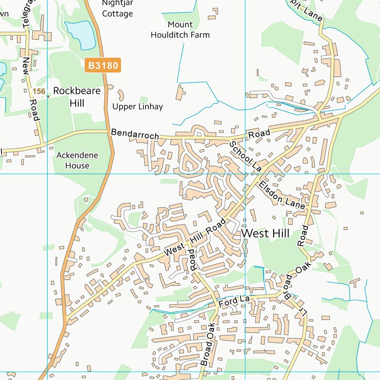 East Devon District (SY09) Map by UK Topographic Maps | Avenza Maps