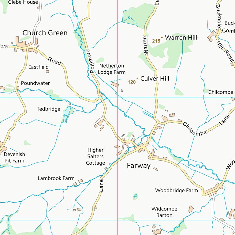 East Devon District (SY19) Map by UK Topographic Maps | Avenza Maps