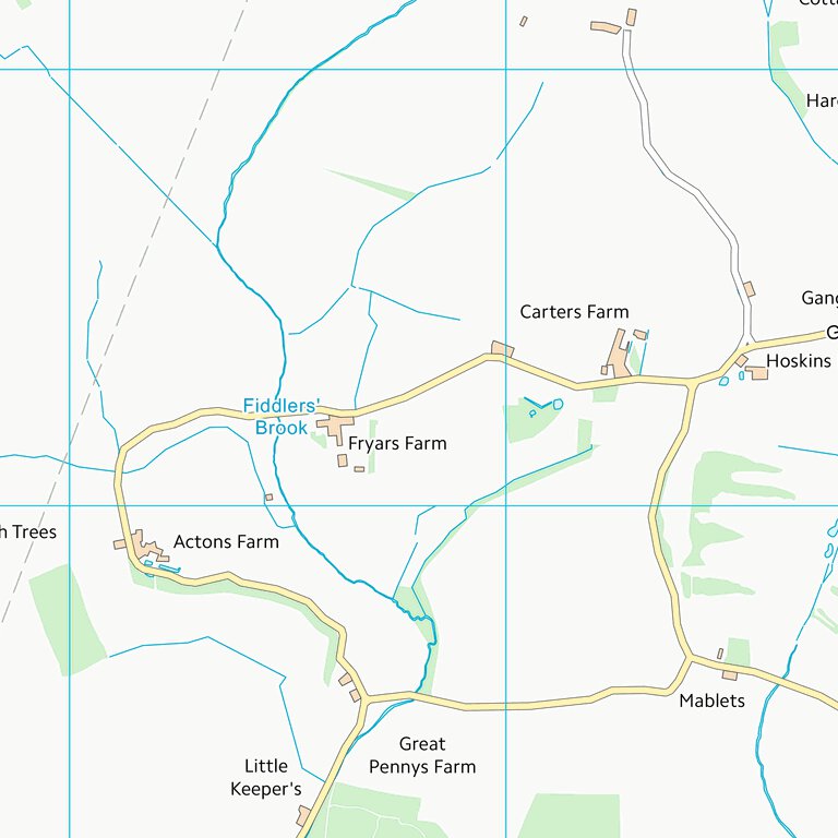 East Hertfordshire District (TL41) Map by UK Topographic Maps | Avenza Maps