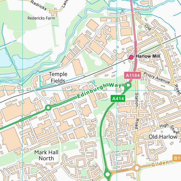 East Hertfordshire District (TL41) Map by UK Topographic Maps | Avenza Maps