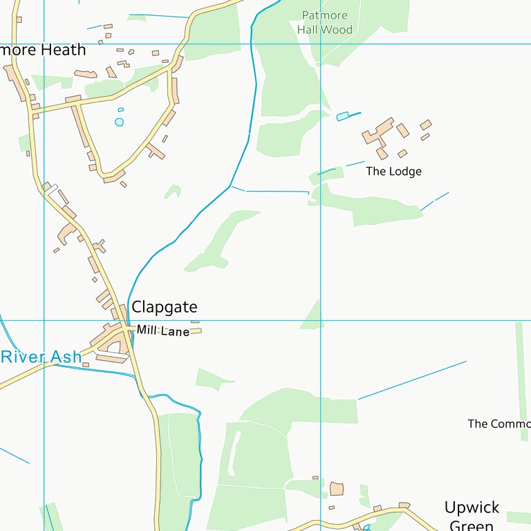 East Hertfordshire District (TL42) Map by UK Topographic Maps | Avenza Maps