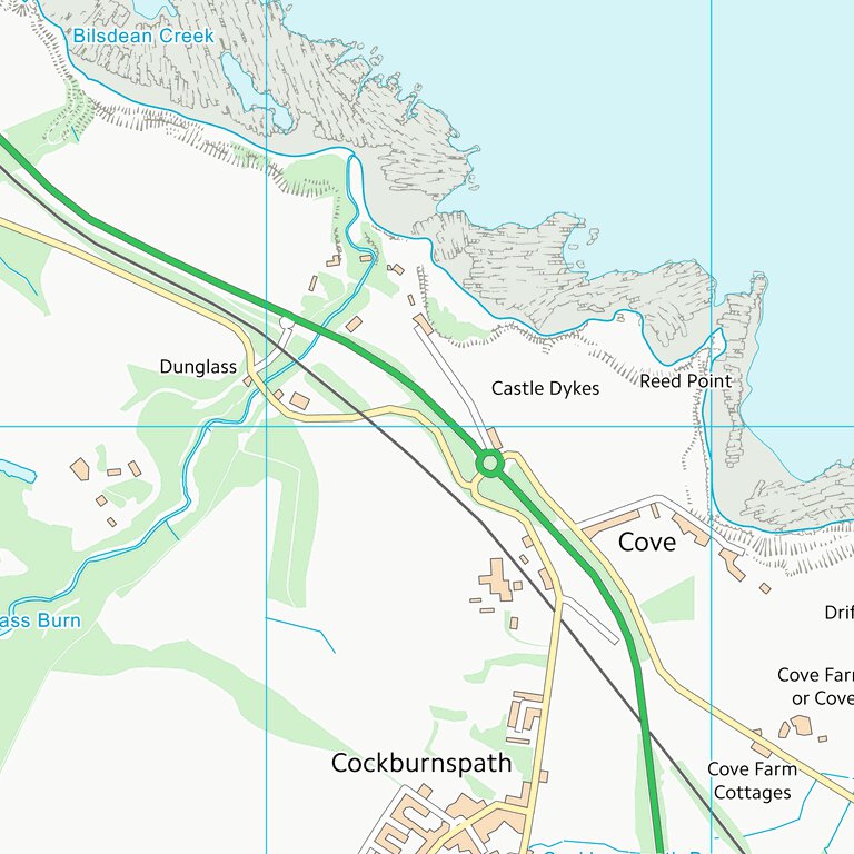 East Lothian (NT77) Map by UK Topographic Maps | Avenza Maps