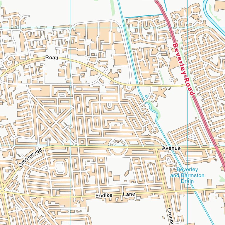 East Riding of Yorkshire (TA03) Map by UK Topographic Maps | Avenza Maps