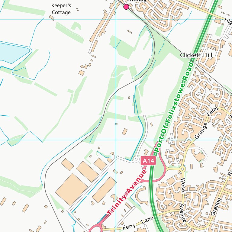 East Suffolk District (TM23) Map by UK Topographic Maps | Avenza Maps