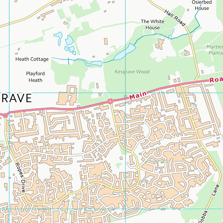 East Suffolk District (TM24) Map by UK Topographic Maps | Avenza Maps